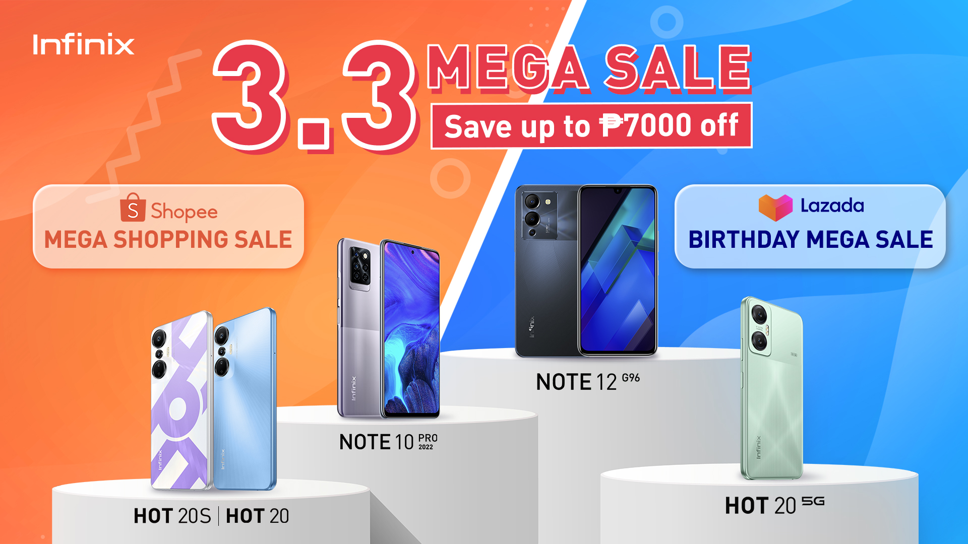 Save up to ₱7,000 on Infinix phones at Shopee and Lazada’s 3.3 Sale ...