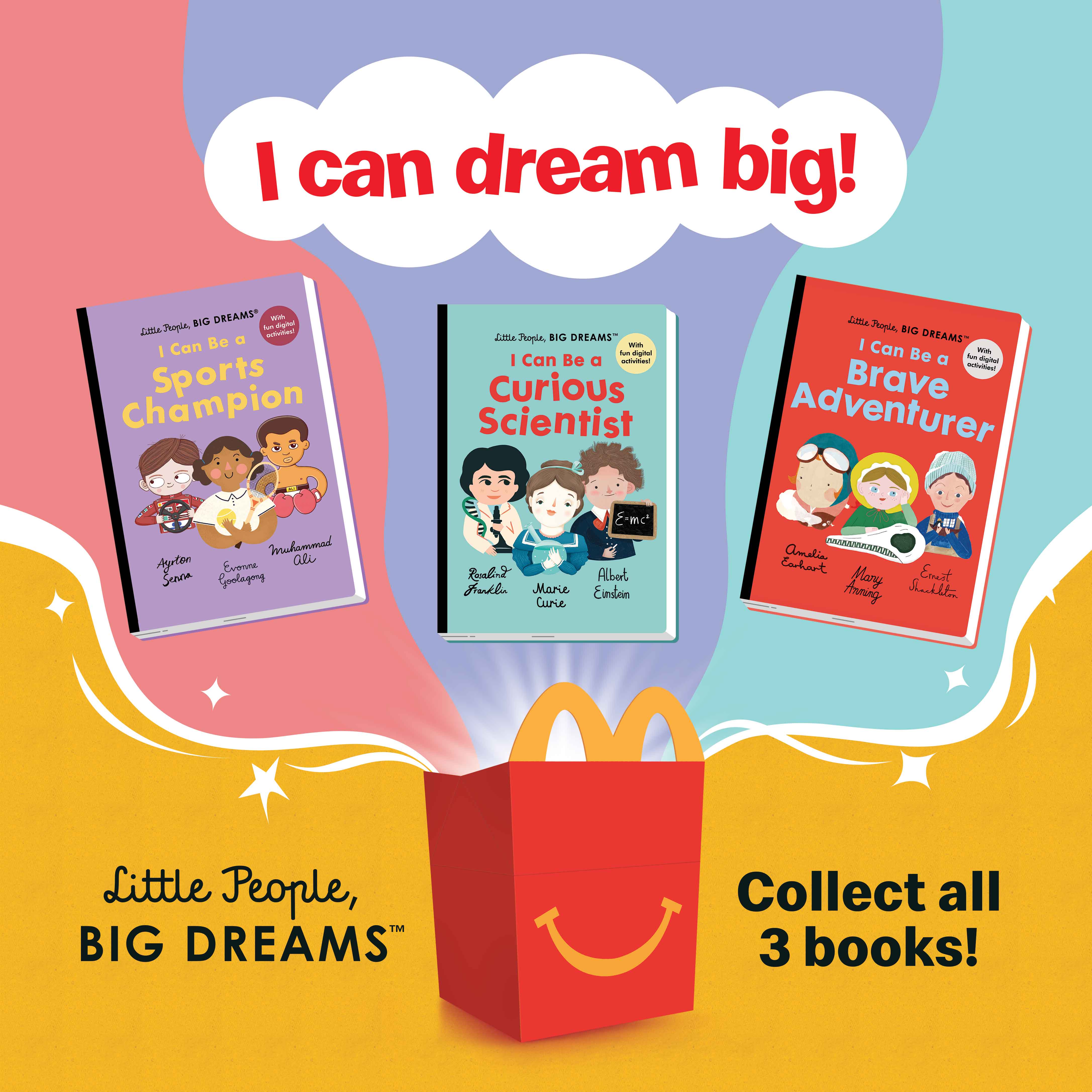 McDonald’s Happy Meal Readers is back to inspire kids to dream big with ...