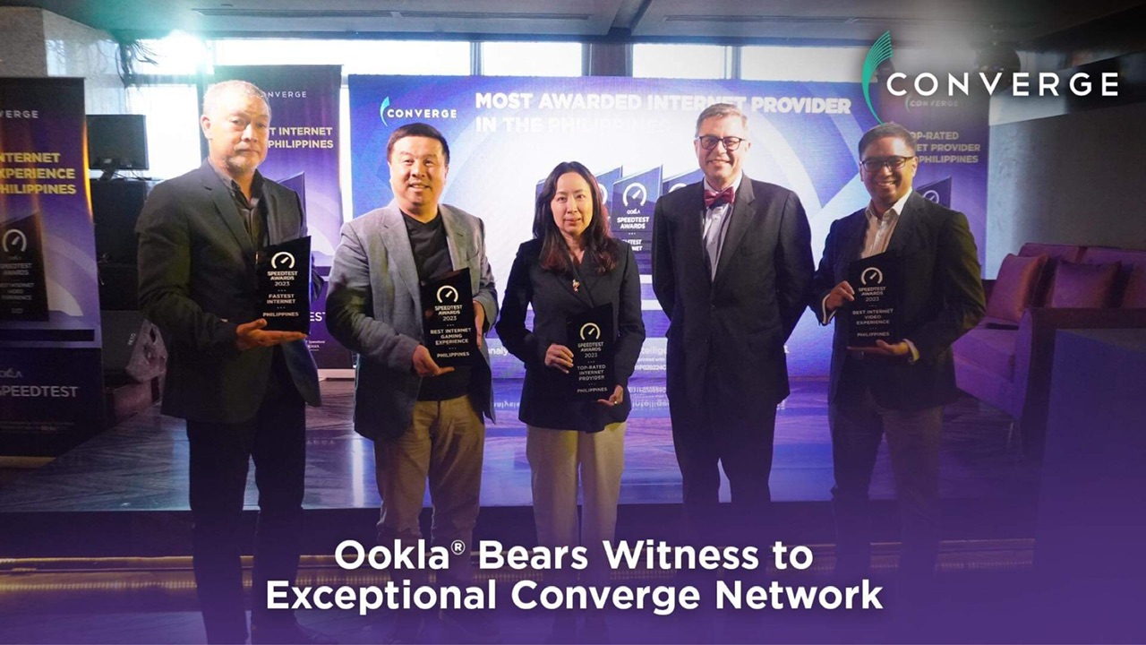 Ookla® Bears Witness to Exceptional Converge Network - Corner Magazine PH