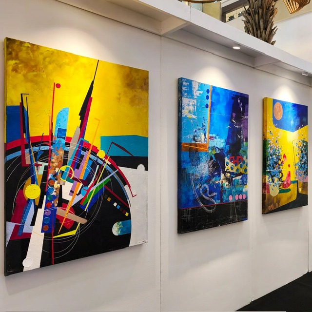 Discover the Beauty of Abstract Art in This Taguig City Exhibit ...