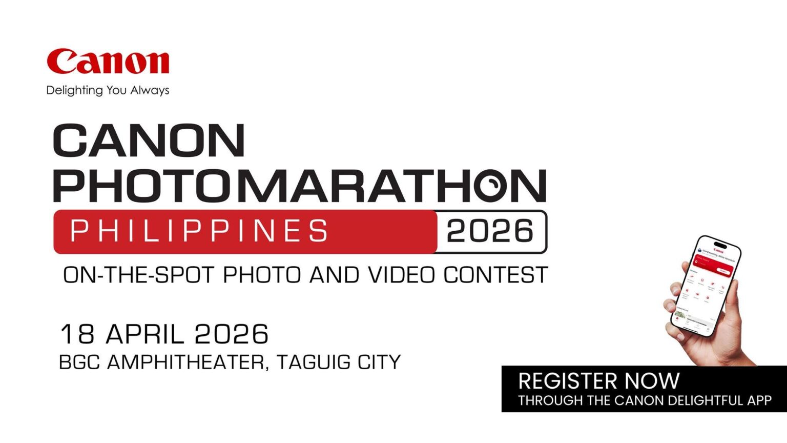 Canon Philippines Launches Canon PhotoMarathon 2026, Camera Prizes Up ...