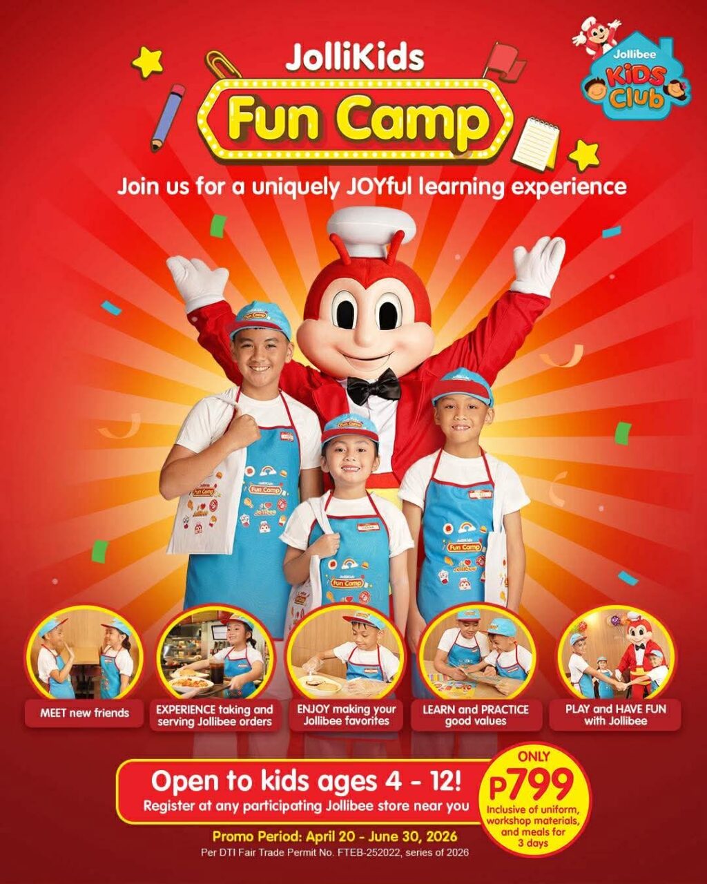Jollibee turns summer break into hands-on learning with JolliKids Fun ...