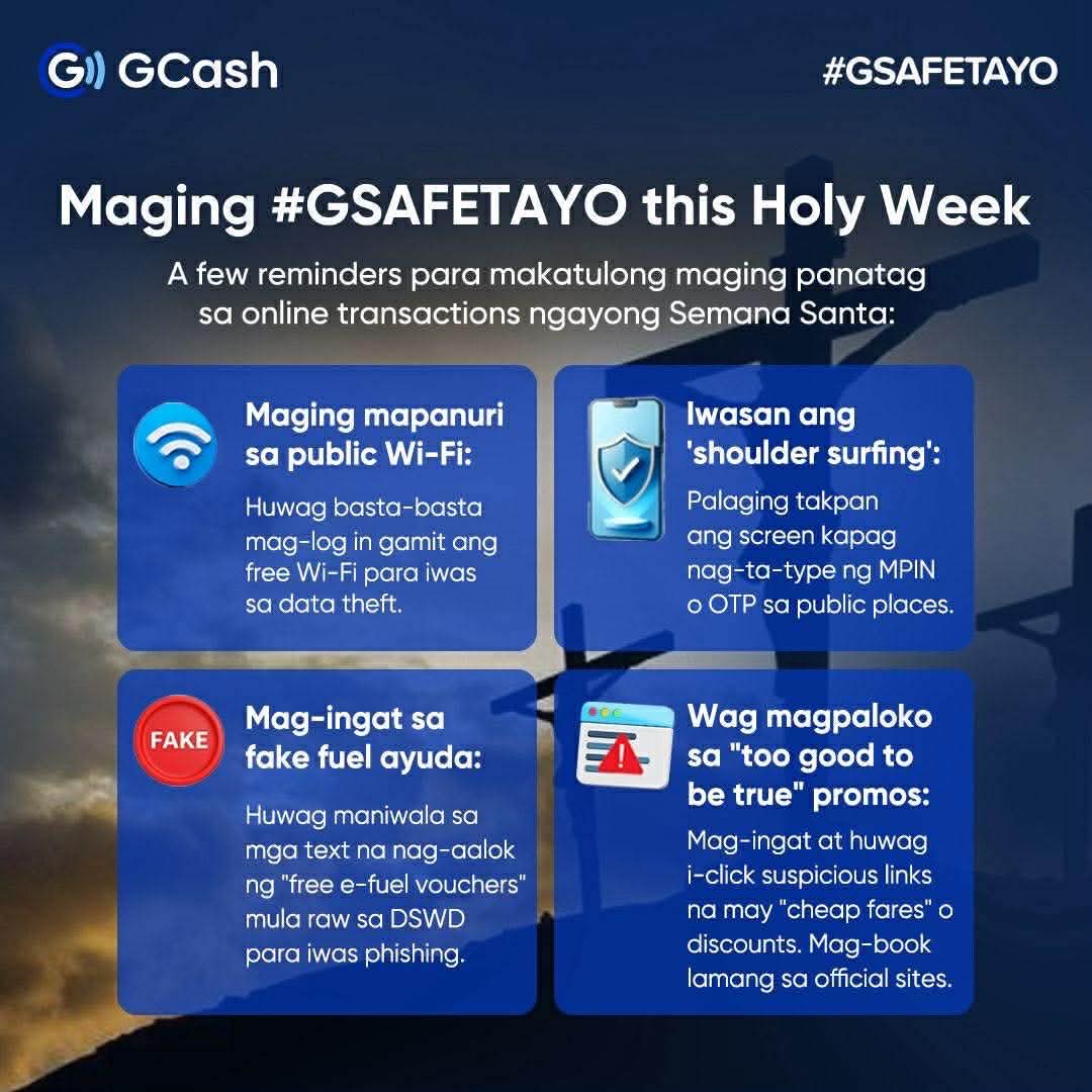 GCash urges vigilance against online scams and fraud this Holy Week ...