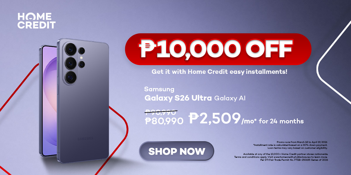 Home Credit brings up to ₱10,000 off and 0% interest on the Samsung ...